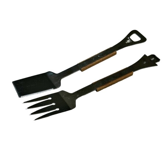 Vernco | Kitchen | Vtg Vernco Bbq Grill Set Cheftong Fork Spatula ...